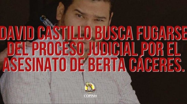 David Castillo Busca Fugarse Del Proceso Judicial Por El Asesinato De